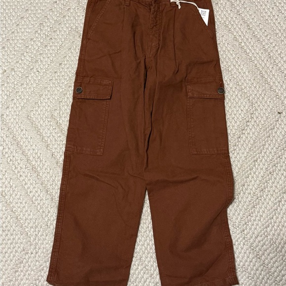 Zara | Bottoms | Nwt Zara Boys Rust Cargo Pants Size | Poshmark